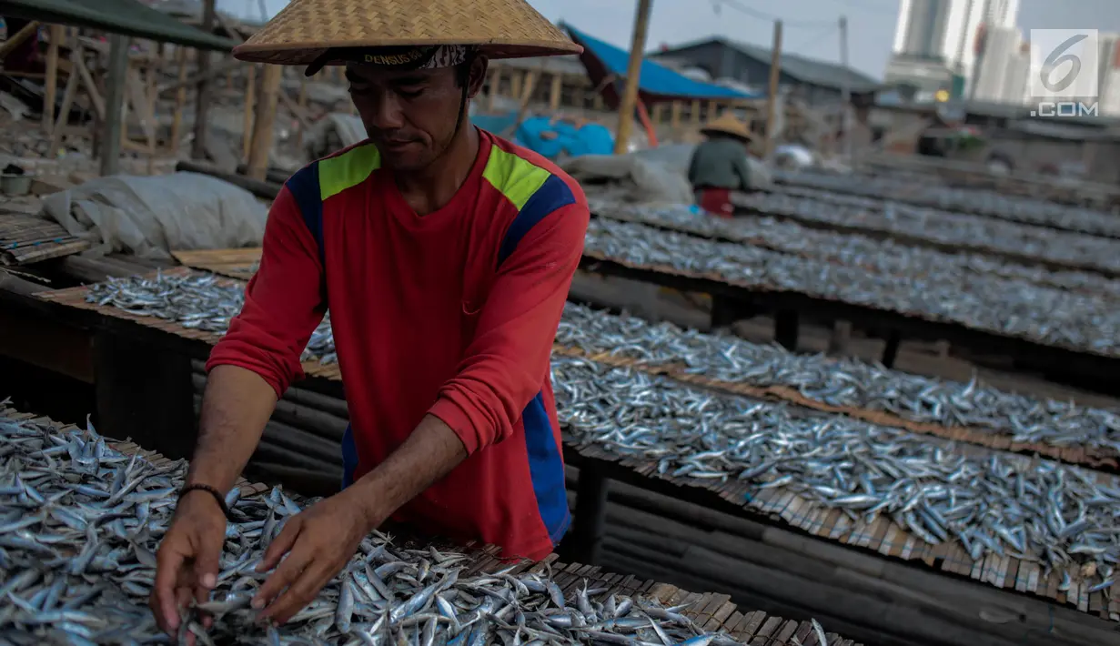 FOTO: Musim Penghujan, Produksi Ikan Asin Alami Penurunan - Foto ...