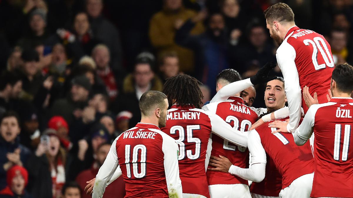 FOTO: Arsenal Melaju ke Final Piala Liga - Foto Liputan6.com