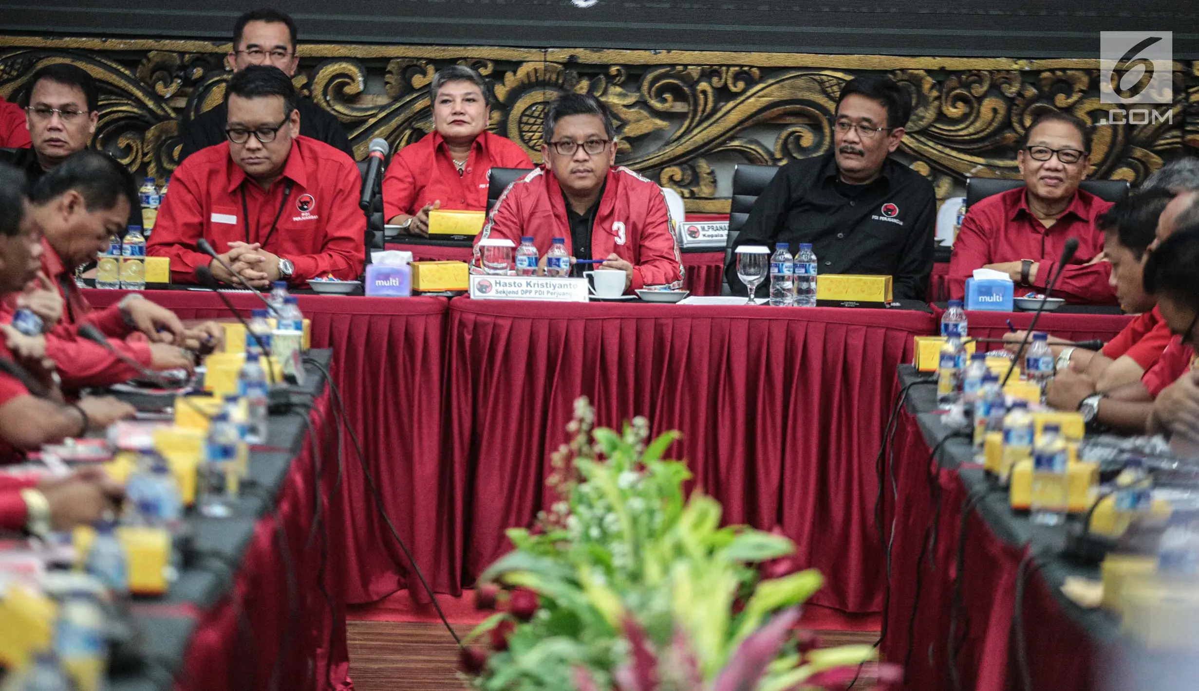 FOTO: PDIP Gelar Rakornas Pemenangan Pileg dan Pilpres - Foto Liputan6.com