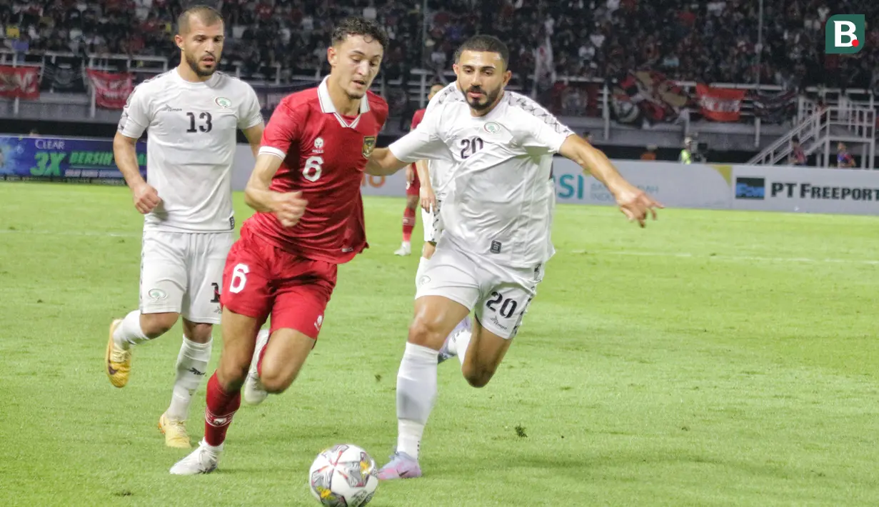 Foto: Momen Debut Rafael Struick dan Ivar Jenner saat Timnas Indonesia Ditahan Imbang Palestina ...