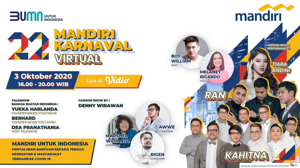 Sambut Hut ke-22, Bank Mandiri Gelar Mandiri Karnaval 2020 Secara ...
