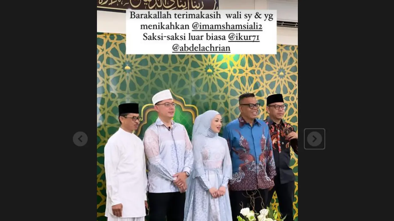 Lepas Status Janda, Terry Putri Dinikahi Derly Darmawan di New York ...