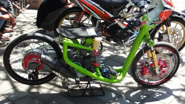 7 Modifikasi Motor Ini Dijamin Bikin Emosi Jiwa - Otomotif Liputan6.com