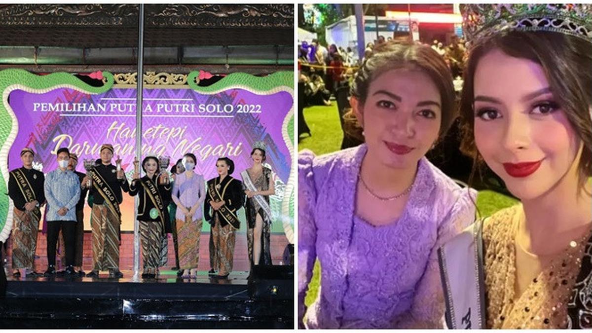 6 Potret Selvi Ananda dan Gibran Rakabuming di Final Pemilihan Putra Putri Solo 2022