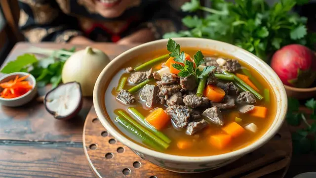 Resep Asem-Asem Daging Buncis Wortel yang Menyegarkan, Begini Tips Menyajikannya - Feeds ...
