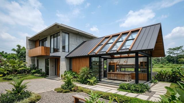 8 Model Atap Dapur Sambung Rumah Minimalis yang Estetik dan Fungsional