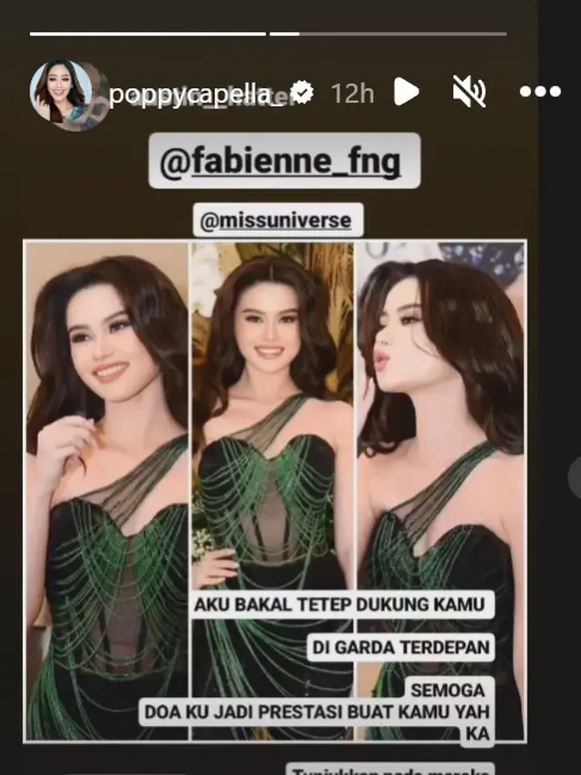 Poppy Capella Unjuk Dukungan kepada Fabienne Nicole hingga Titik Darah ...