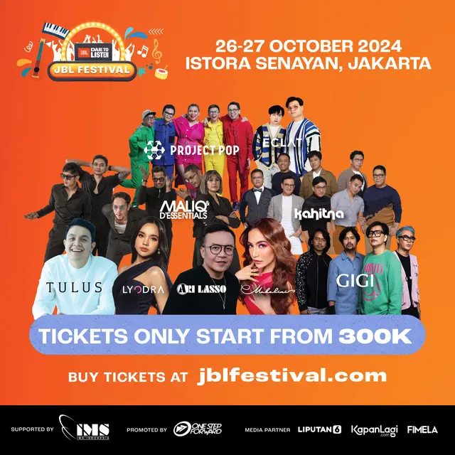 JBL Festival Dare To Listen 2024 Akan Dimeriahkan oleh Kahitna, Lyodra hingga Mahalini - ShowBiz ...