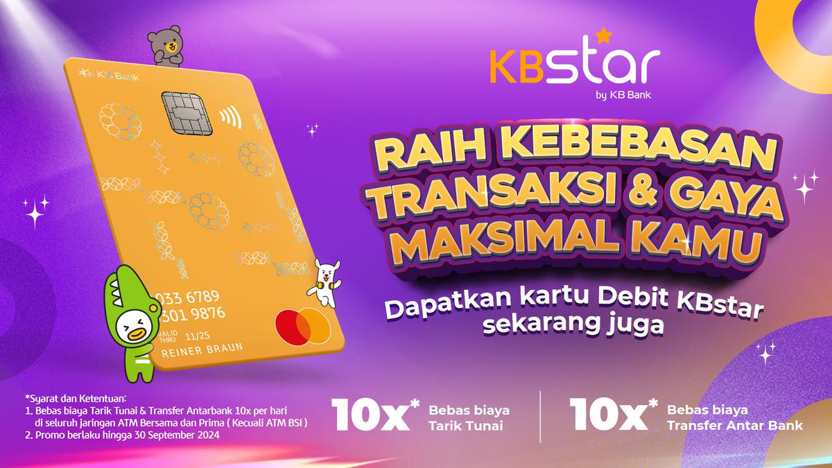 KB Bank Luncurkan Kartu Debit KBstar, Beri Kemudahan dan Fleksibilitas ...