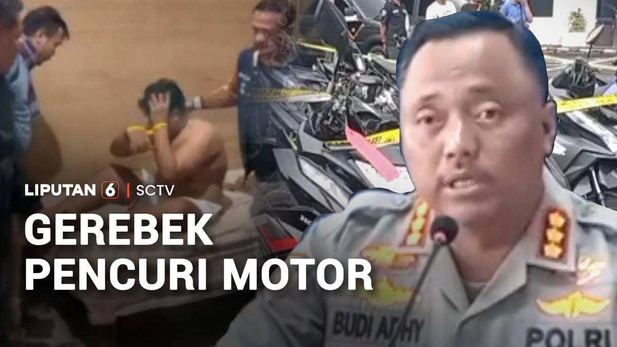 Polisi Gerebek Pencuri Motor saat Tertidur Pulas