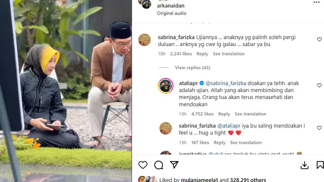 Zara Putri Ridwan Kamil Lepas Hijab, Atalia Praratya Minta Doa: Anak adalah Ujian - ShowBiz ...