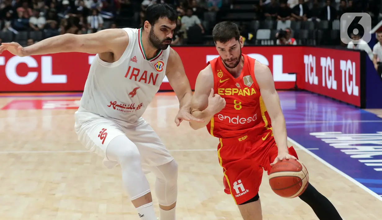 Kandaskan Iran, Timnas Basket Spanyol Juara Grup G FIBA World Cup 2023 ...