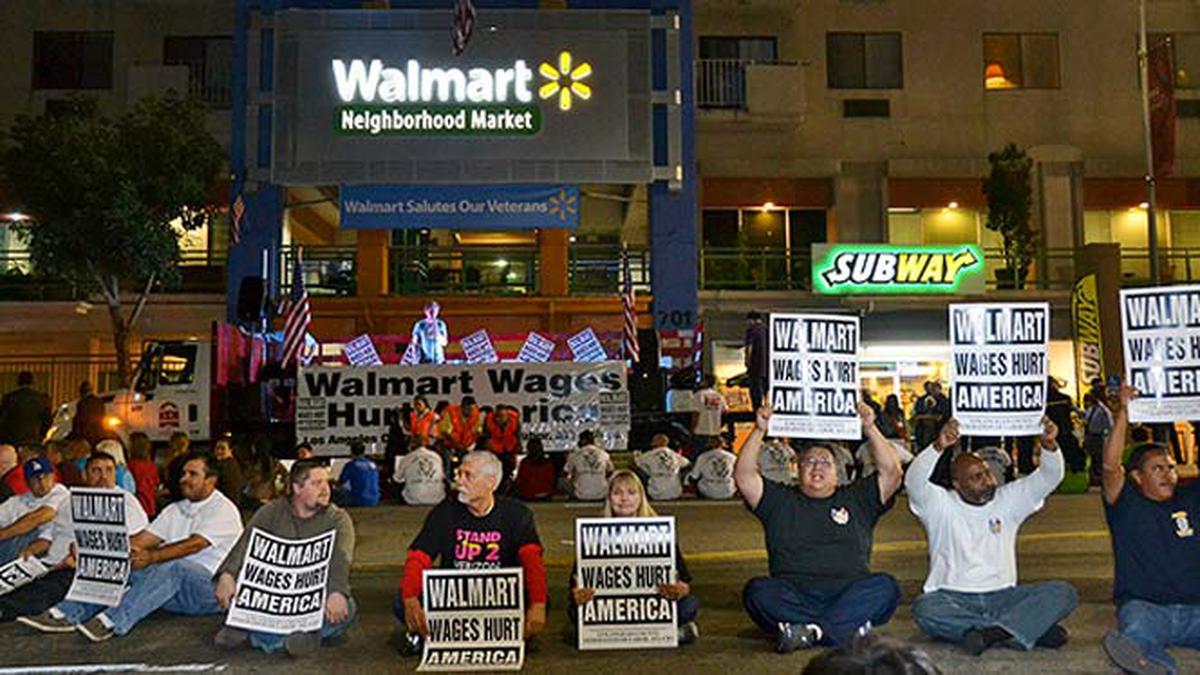 Demo Upah Naik, 5 Pekerja Walmart AS Ditangkap