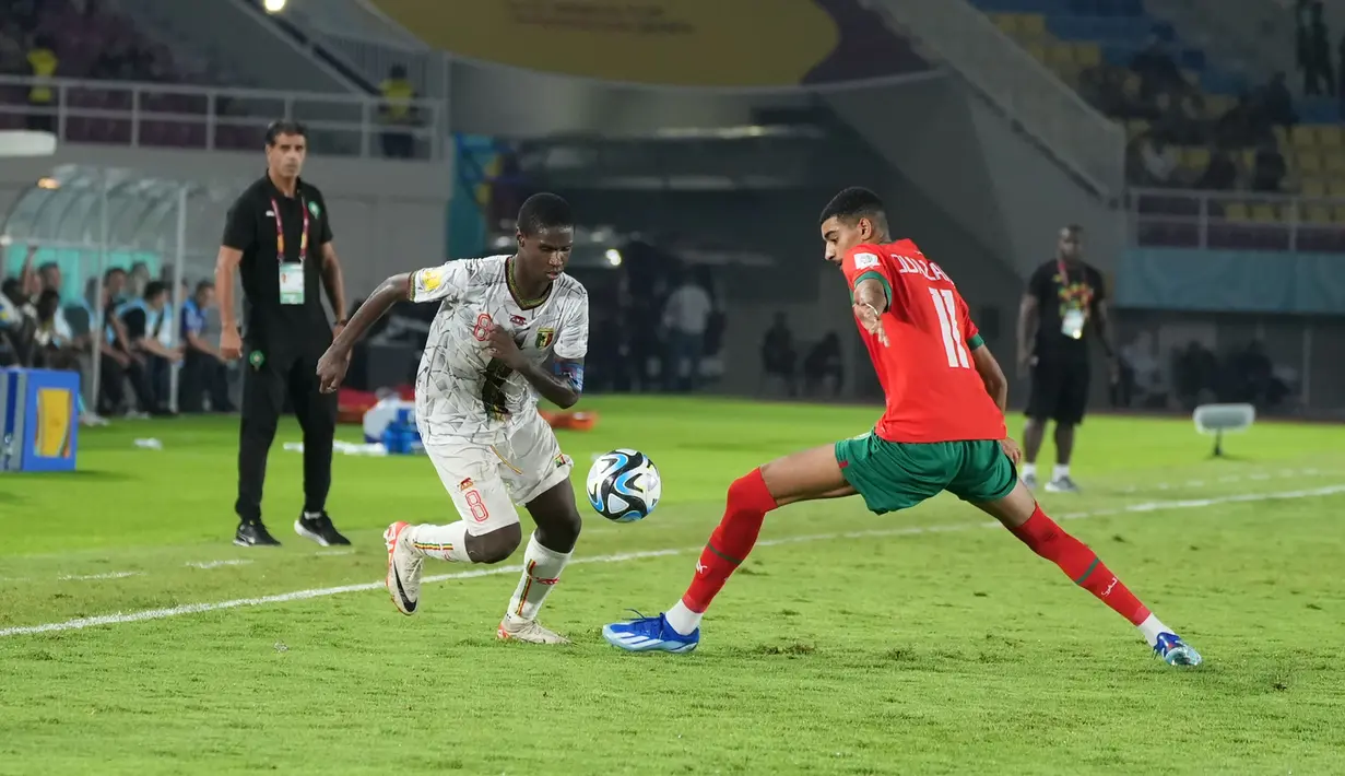 Foto: Gol Tunggal Ibrahim Diarra ke Gawang Maroko Pastikan Timnas Mali ...