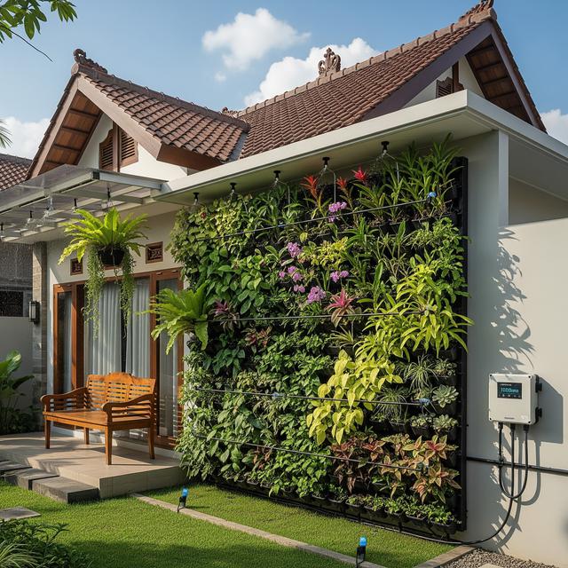 Kebun Vertikal untuk Rumah Mini, Ini 5 Cara Menyusun Pot agar Tidak ...