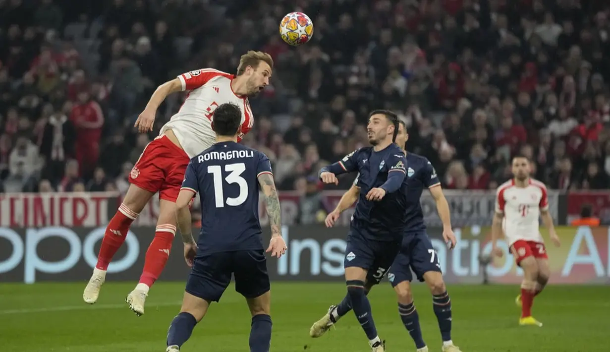 Foto: Penampilan Cemerlang Harry Kane saat Taklukkan Lazio, Borong 2 gol Bawa Bayern Munchen ke ...