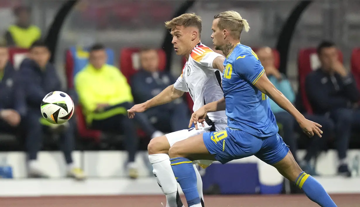 Skor Kacamata Hiasi Laga Uji Coba Jerman Vs Ukraina - Foto Liputan6.com