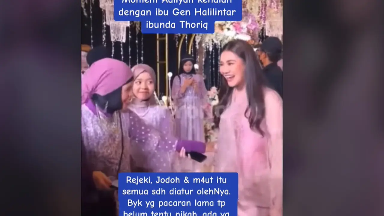 Aaliyah Massaid Langsung Akrab dengan Ibunda Thariq Halilintar, Netizen ...