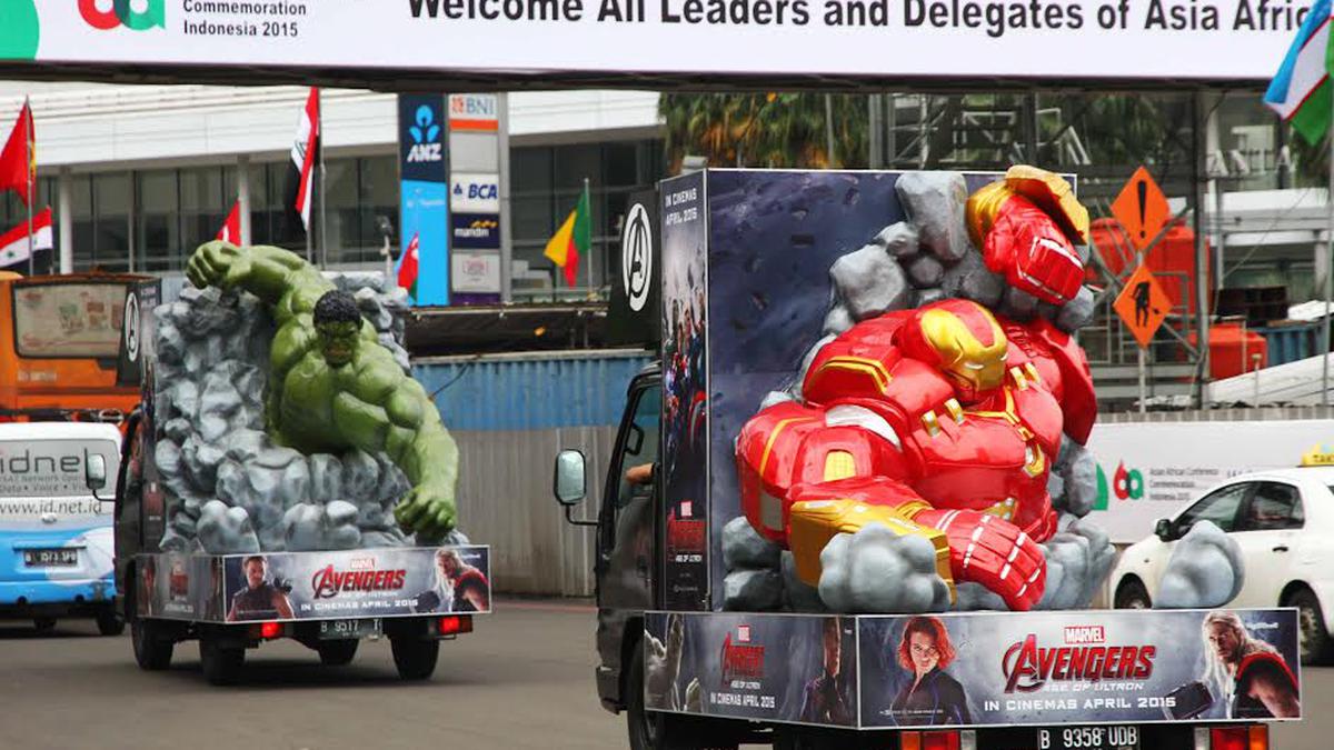 Jangan Lewatkan Hulk dan Iron Man Saat Berkeliling Jakarta