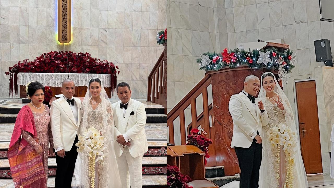 7 Potret Pernikahan Winona Delany dan Frank Hutapea Putra Hotman Paris ...