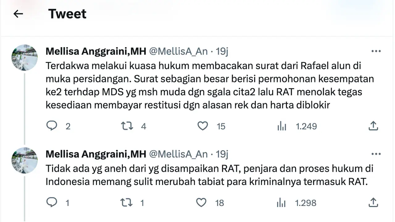 Alasan Rafael Alun Trisambodo Tak Sudi Bayar Restitusi David Ozora Rp120 Miliar, Rekening dan ...