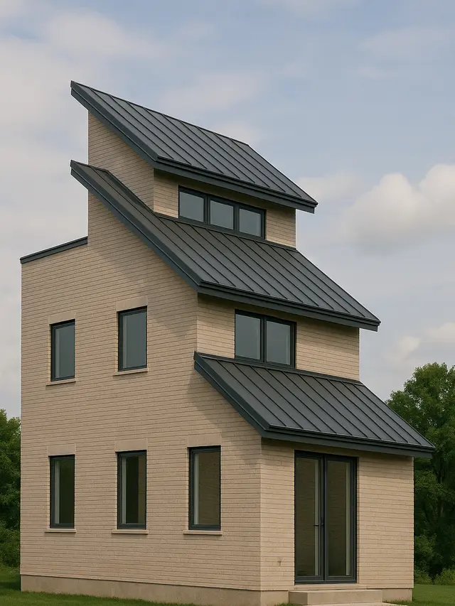 6 Model Atap Rumah Minimalis 3 Trap yang Terlihat Modern dan Elegan ...