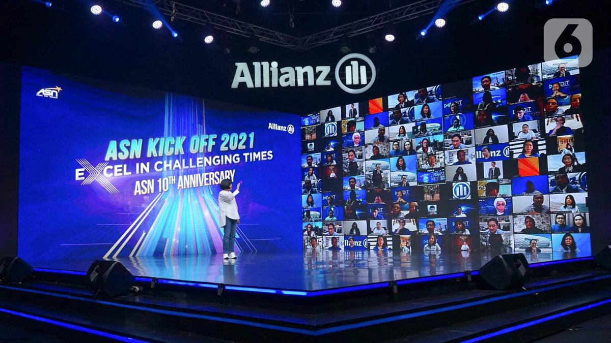 FOTO: Gelar Kick Off Virtual Rayakan Keagenan Allianz Life Indonesia ...
