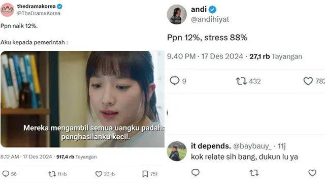 6 Curhatan Netizen Soal Kenaikan PPN 12 Persen Mulai 2025, Relate Banget - Hot Liputan6.com