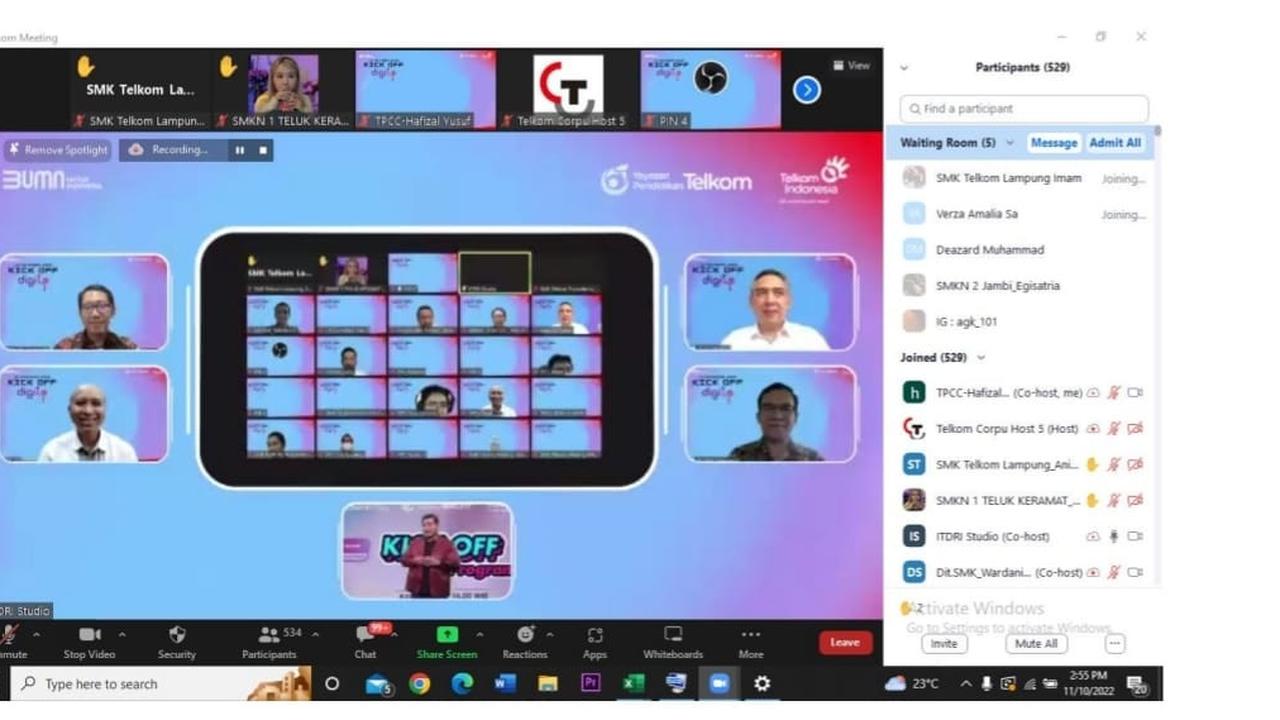 1.040 Siswa SMK Ikut Pelatihan TIK DigiUp Telkom untuk Jadi Talenta Digital