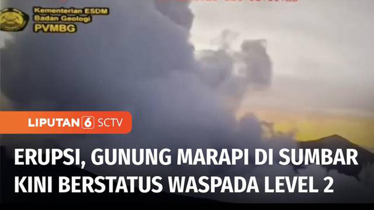 VIDEO: Gunung Marapi di Sumbar Erupsi, Semburkan Debu Vulkanik Setinggi ...