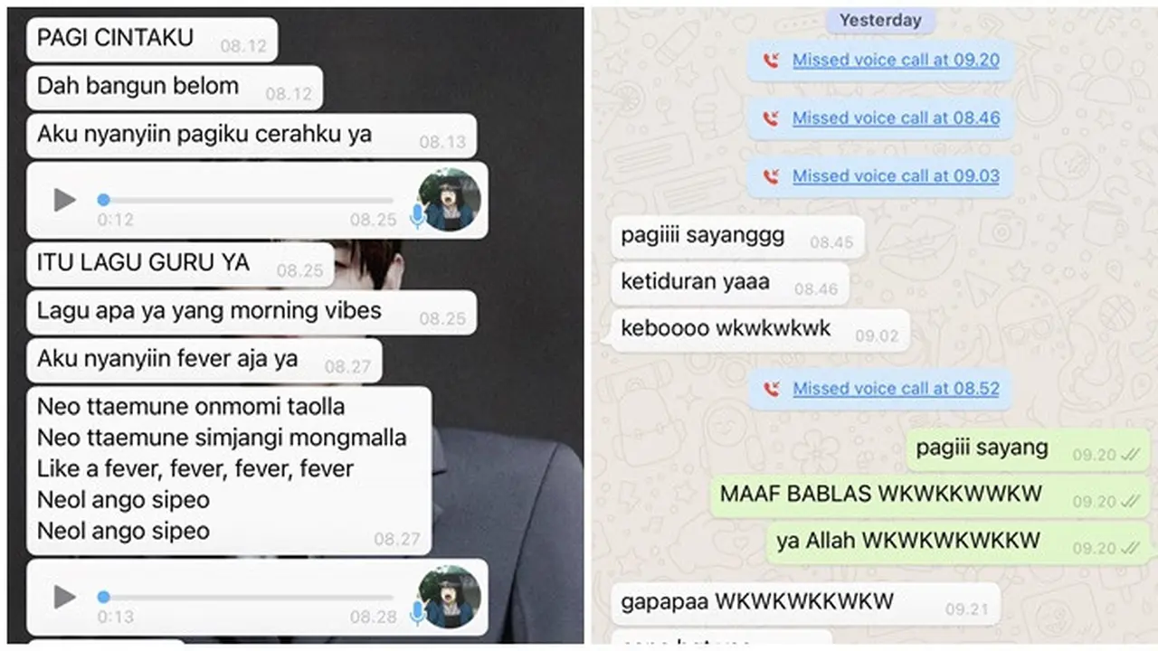 6 Chat Ucapan Selamat Pagi ke Pacar Ini Bikin Senyum-Senyum - Hot Liputan6.com