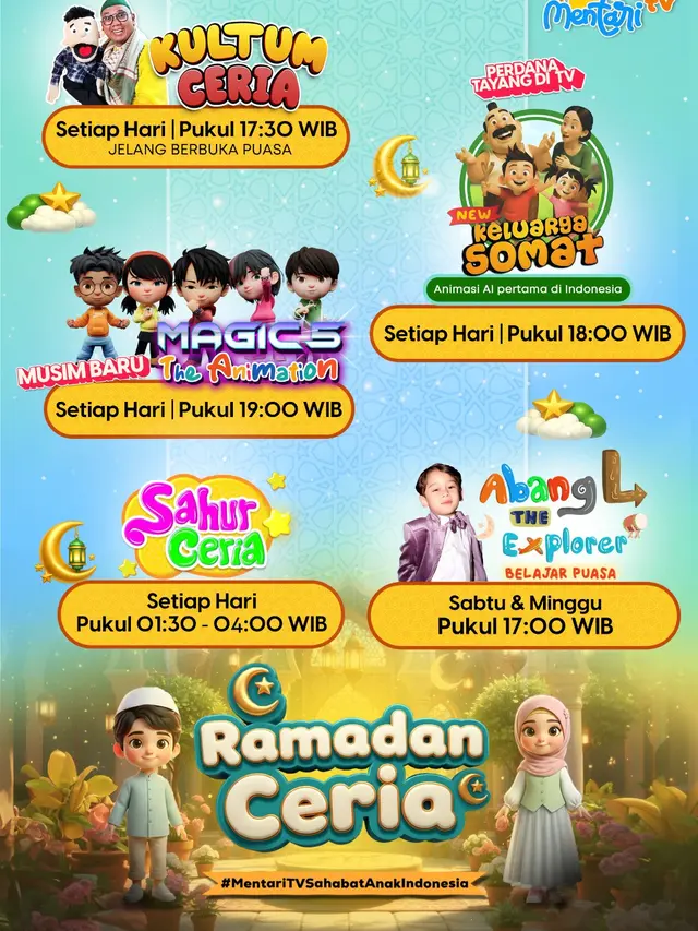 Ramadan Ceria 2026, Abang L Belajar Puasa hingga Kartun AI Pertama ...