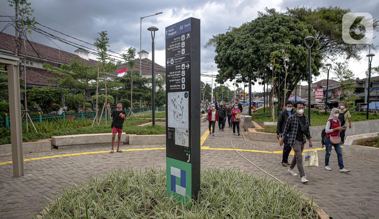 FOTO: Penataan Kawasan Integrasi Terpadu Stasiun Manggarai - Foto ...