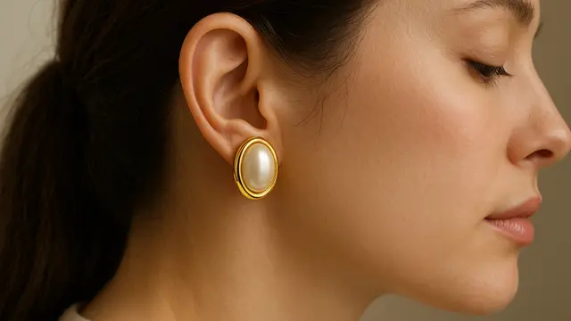 7 Anting Emas Mutiara untuk Penampilan Klasik dan Anggun di 2025 - Hot Liputan6.com