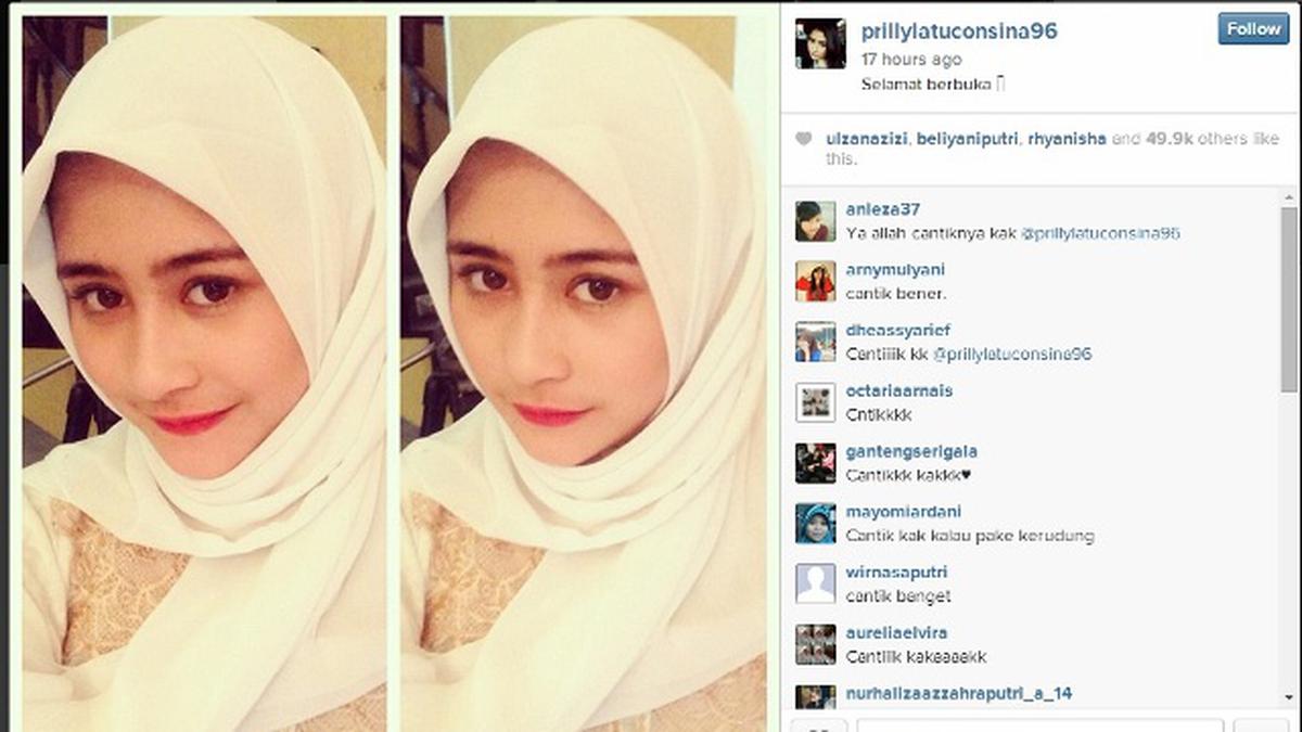 Subhanallah... Cantiknya Prilly Latuconsina Berhijab - ShowBiz Liputan6.com