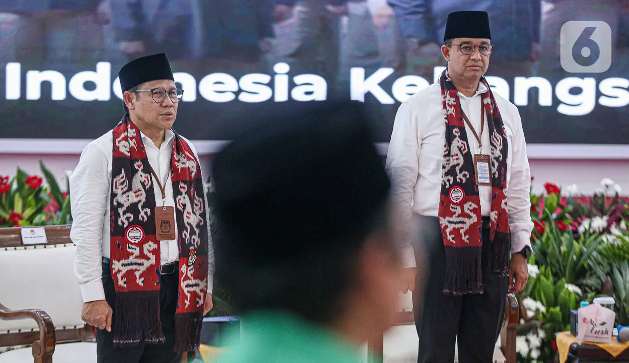 Resmi, Anies-Cak Imin Daftar Capres-Cawapres ke KPU - Foto Liputan6.com
