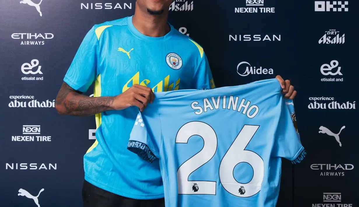 Manchester City Umumkan Transfer Pemain Sayap Brasil Savinho - Foto ...
