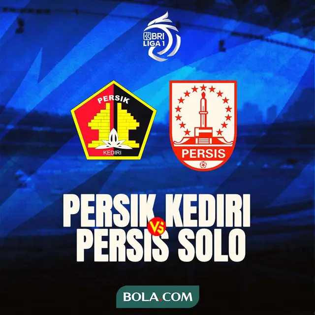 Link Live Streaming Persik Kediri Vs Persis Solo di BRI Liga 1 - Indonesia Bola.com