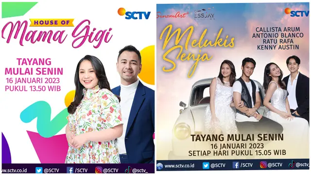 House of Mama Gigi dan Melukis Senja Tayang Mulai Hari Ini di SCTV ...