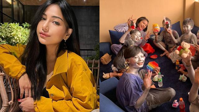 6 Potret Kedekatan Rezy Adisty dan Anak-Anak Manusia Silver, Jadi ...