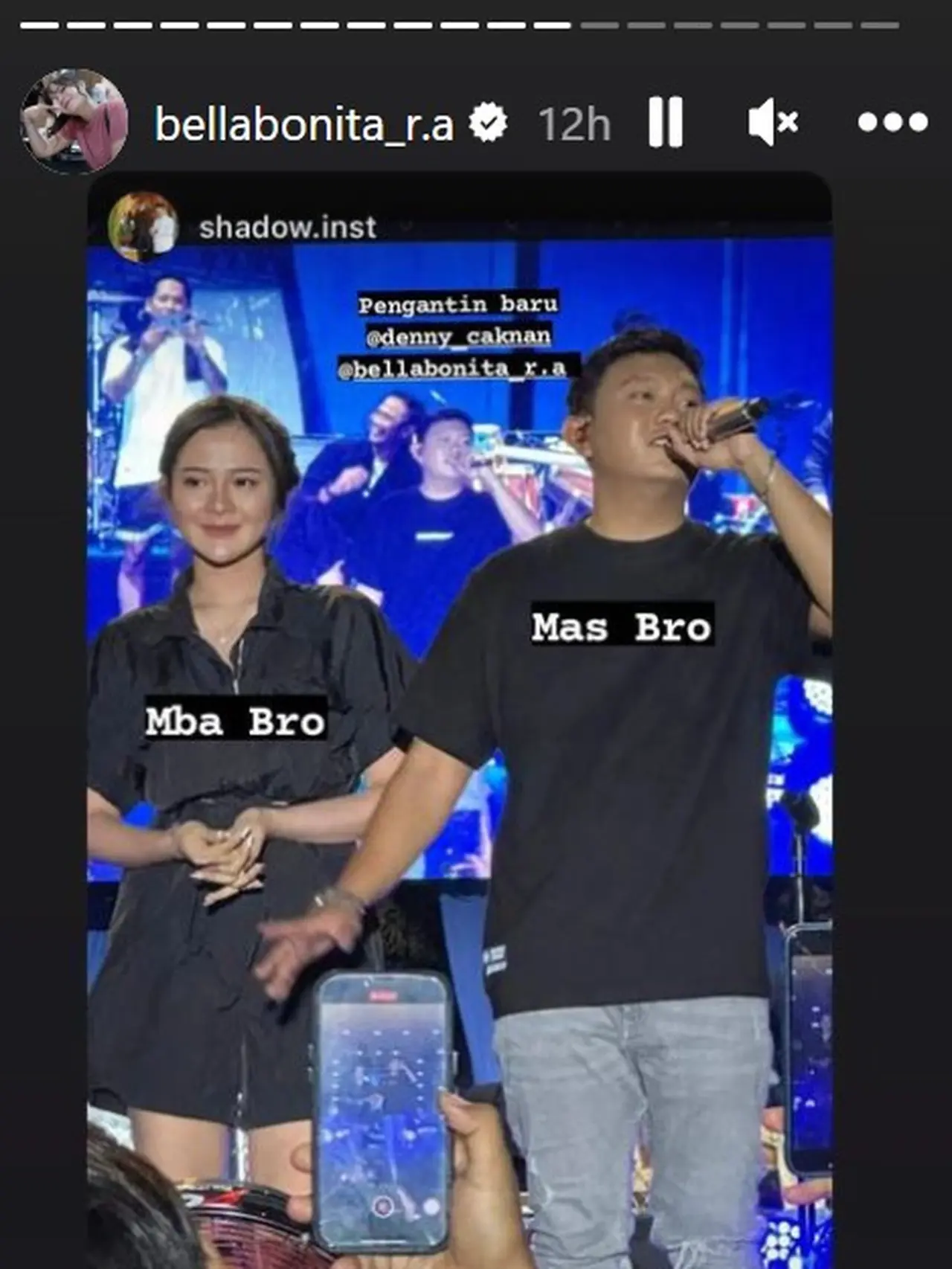 Selepas Malam Pertama, Denny Caknan Langsung Tarik Bella Bonita ke Atas Panggung buat Konser ...