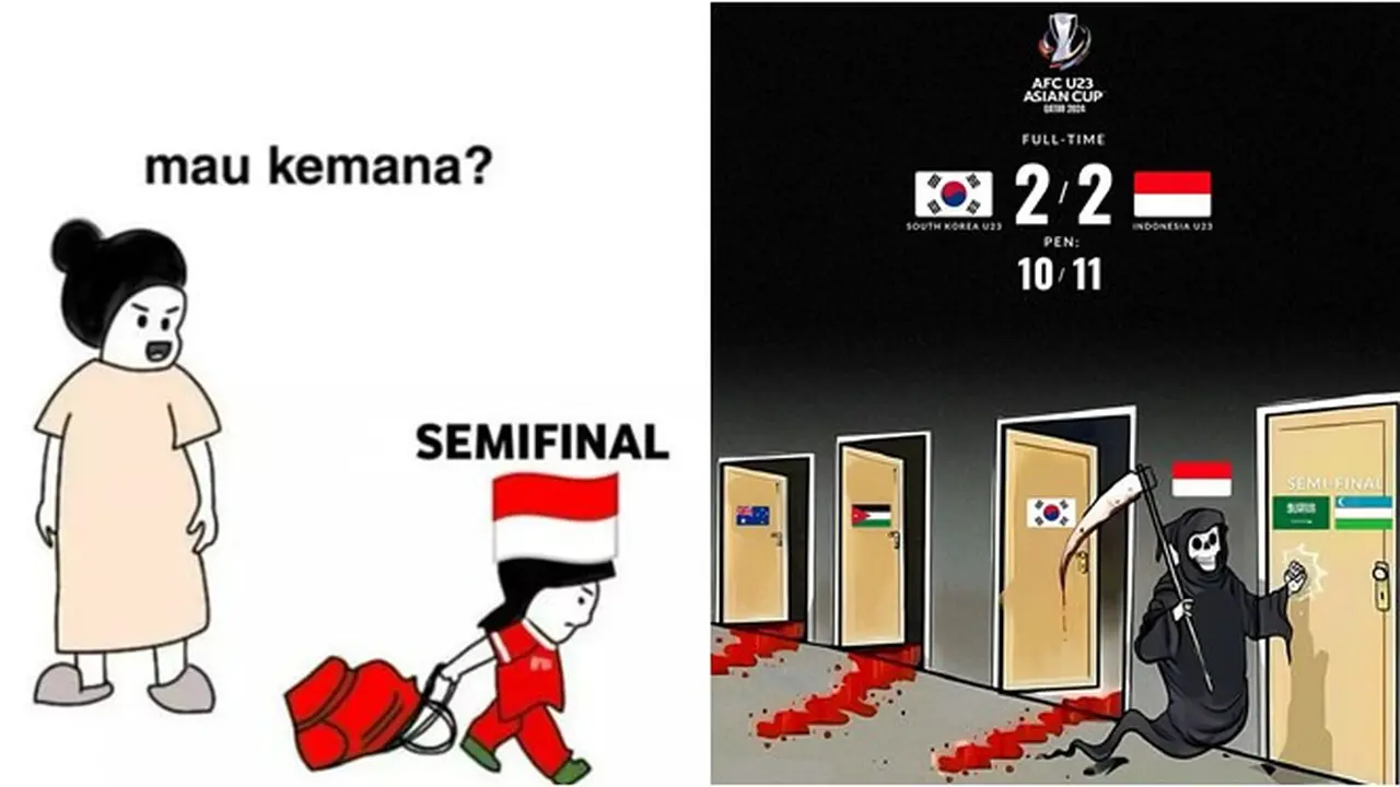 8 Meme Kemenangan Timnas Indonesia Lawan Korea Selatan di Piala Asia U ...