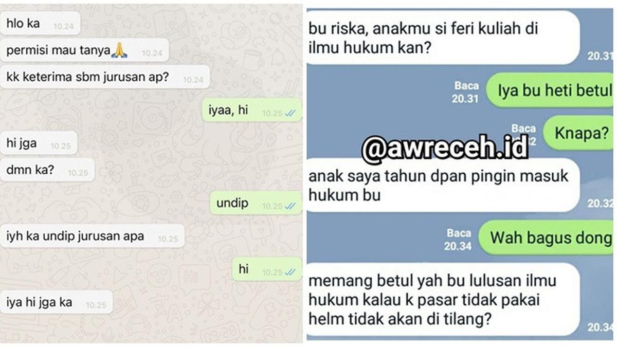 6 Chat Tanya Seputar Kuliah Ini Sering Terjadi, Endingnya Bikin Gagal Paham - Hot Liputan6.com