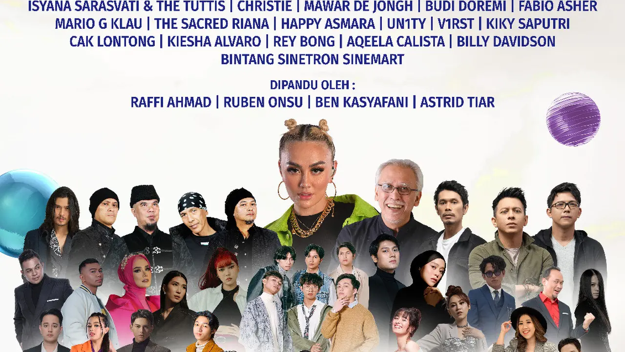 Malam Puncak HUT SCTV 33 Xtraordinary Bersama Artis Penyanyi Top ...