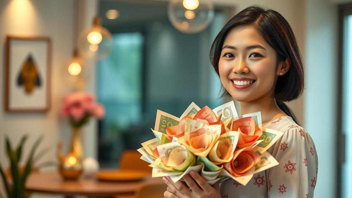 Cara Buat Buket Uang yang Kreatif dan Menarik, Jadi Ide Hadiah Spesial