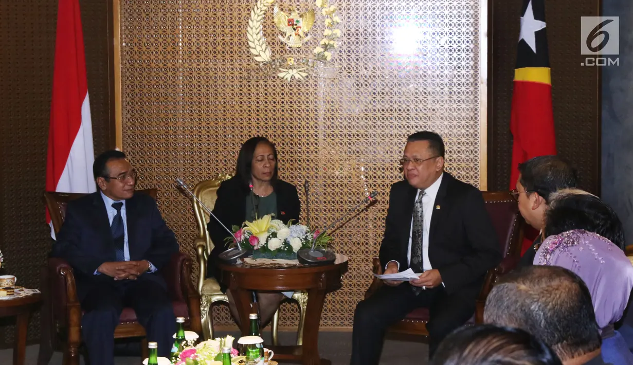 FOTO: Ketua DPR Terima Kunjungan Presiden Timor Leste - Foto Liputan6.com