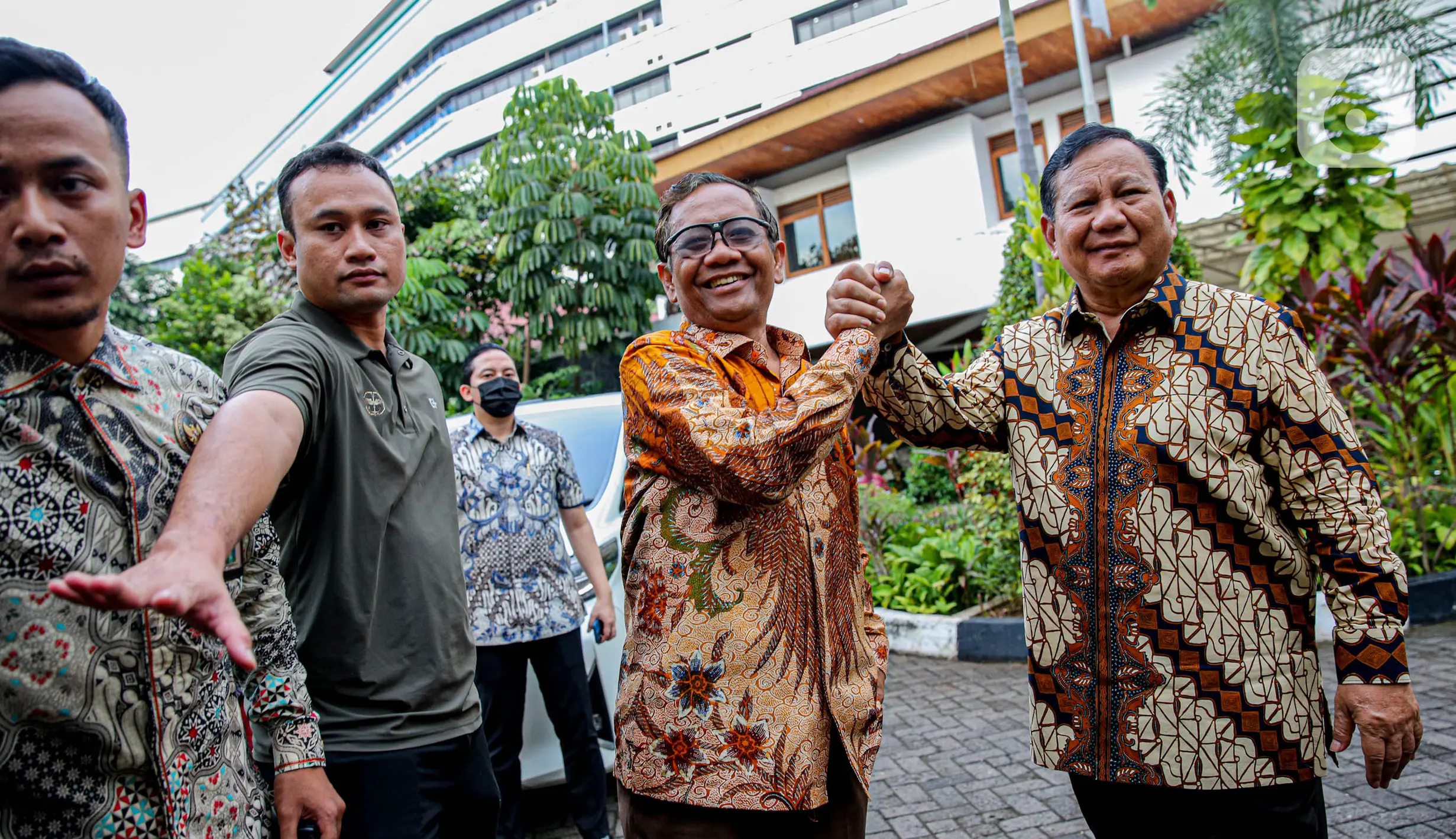 Usai Bertemu Empat Mata, Prabowo Undang Mahfud MD ke Hambalang - Foto Liputan6.com