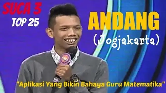 Tak Ada Kemajuan, Komika Ini Harus Gantung Mic di 20 Besar SUCA 3 ...
