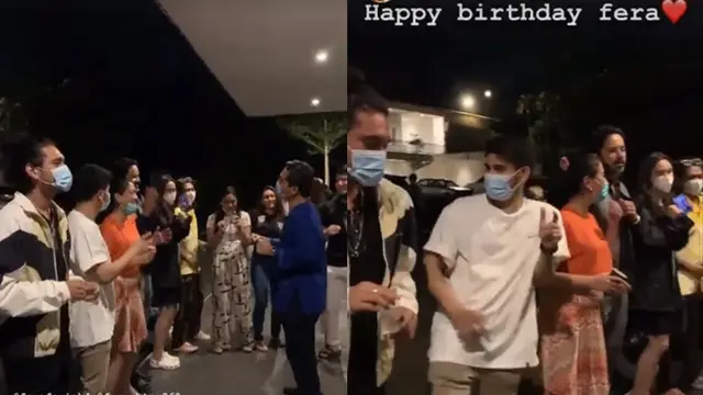 6 Momen Perayaan Ultah Fera Feriska di Lokasi Syuting Love Story, Seru ...