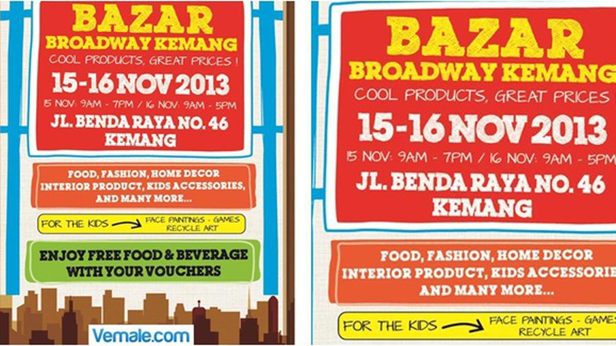 Bazaar Lengkap dan Kegiatan Anak Hanya di Bazaar Broadway Kemang